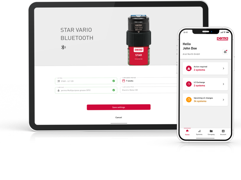 perma Apps & Services: Automatic lubrication goes digital - perma