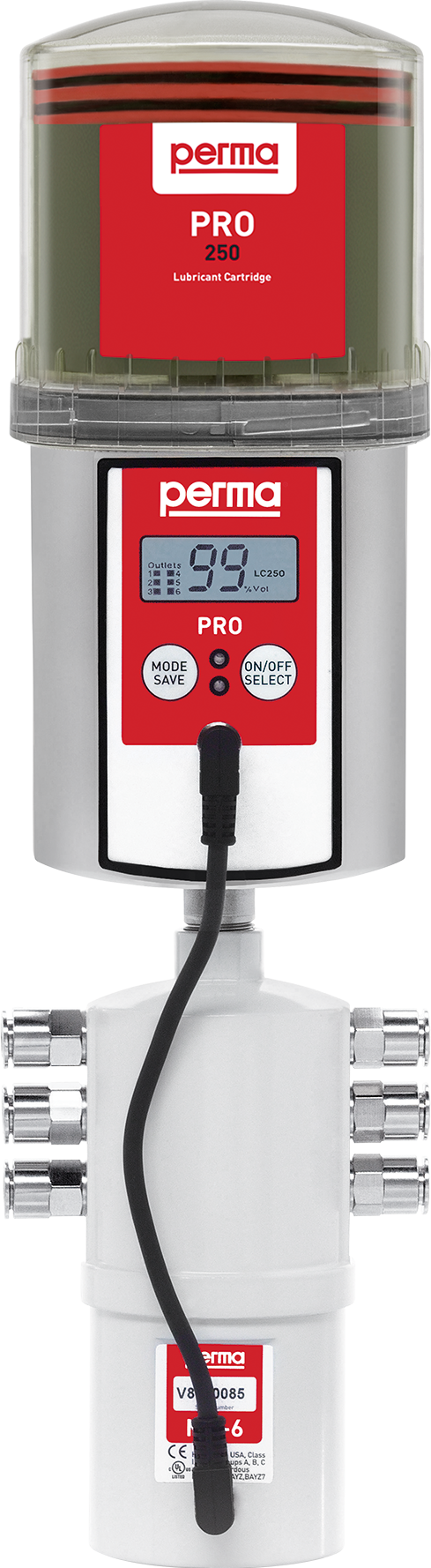 perma PRO MP-6: Precise lubrication for up to 6 lube points - perma
